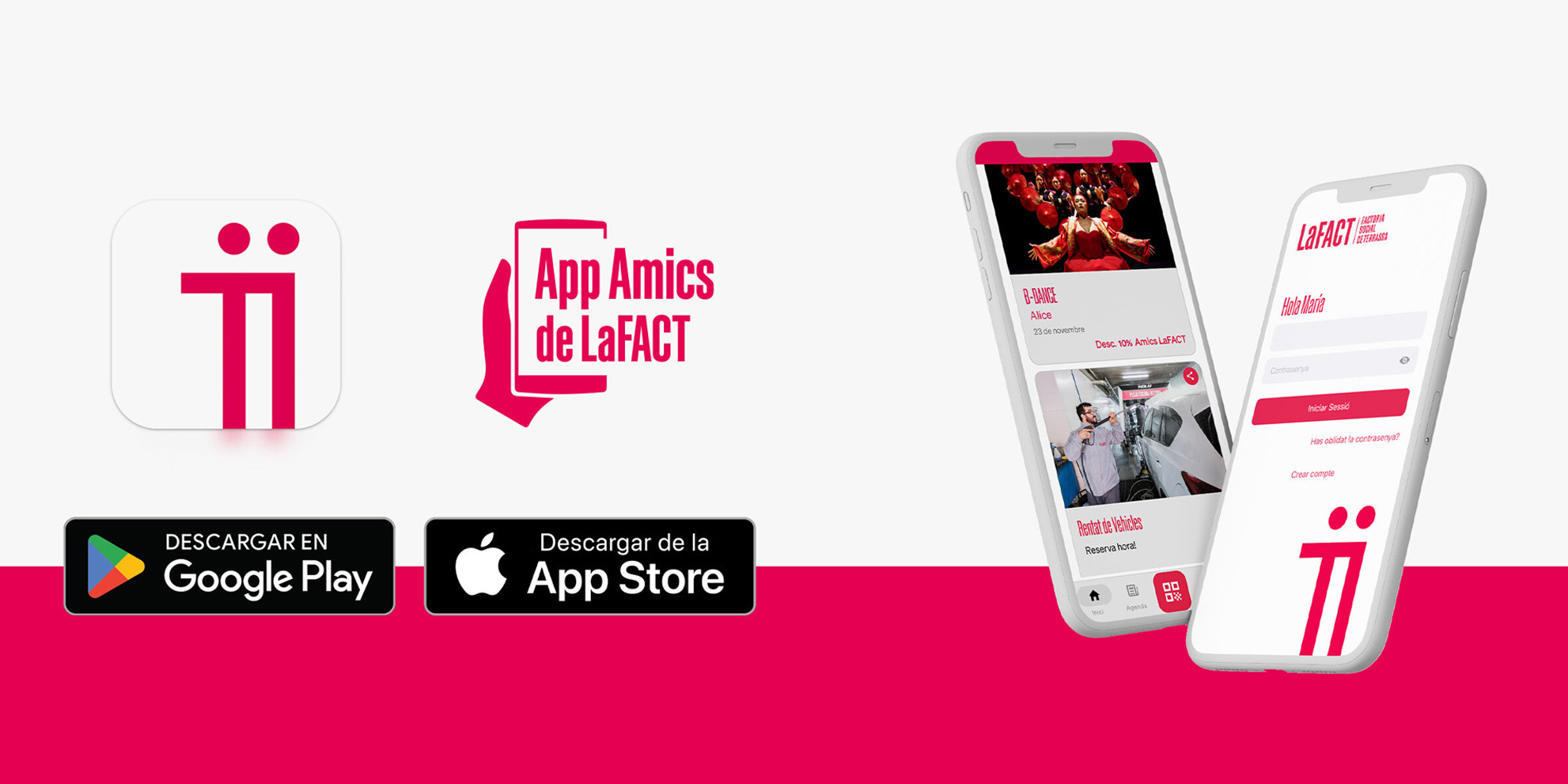 ¡Descárgate nuestra app! Amics de LaFACT - LaFACT